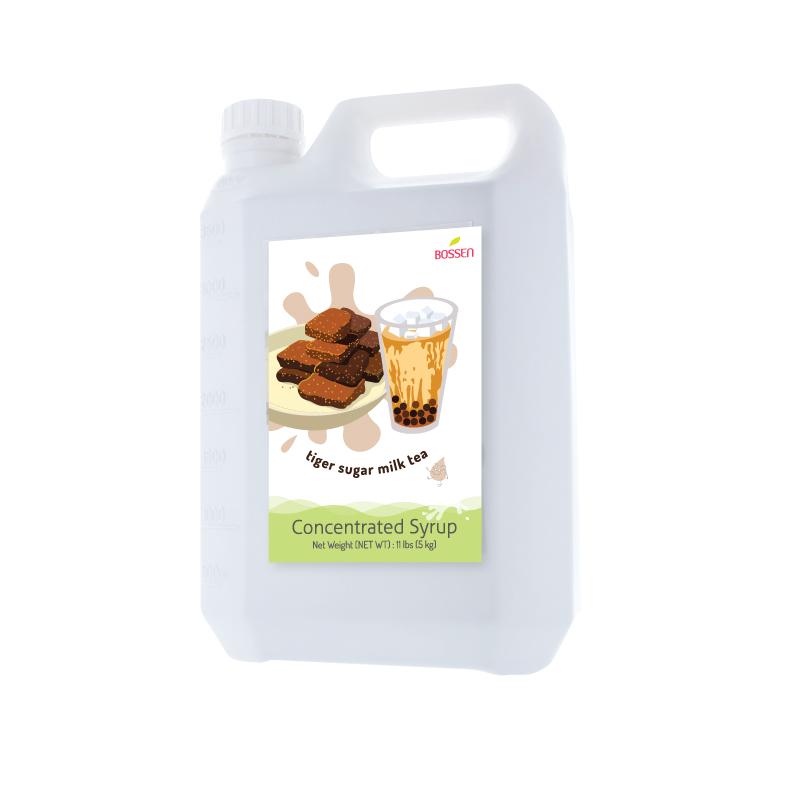 Bossen - Tiger Sugar Milk Tea Syrup - DS0331 (11.2lbs) – Hawaii Boba ...